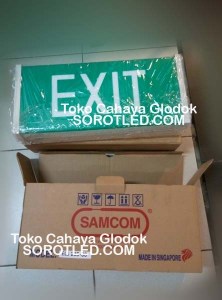 Emergency EXIT Sign SAMCOM ELS-28S - Toko