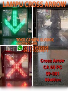 Lampu Cross Arrow LED 60x60 cm | sorotled
